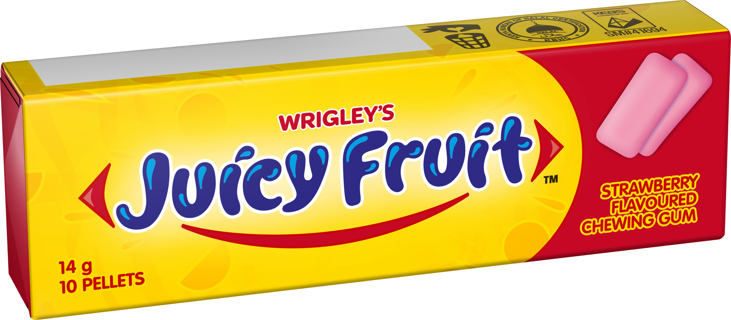 JUICY FRUIT 10 Pellets Strawberry | JuicyFruit